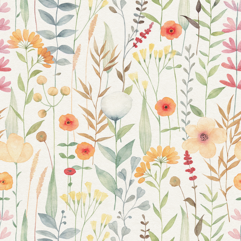Floral Garden Cvetna Tapeta za Spavacu Sobu - 3D Tapete