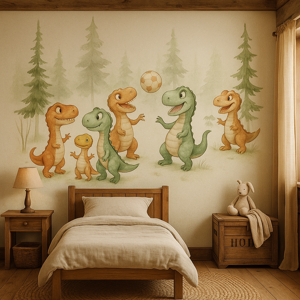 Dinosaurusi Tapeta za Decake - 3D Tapete